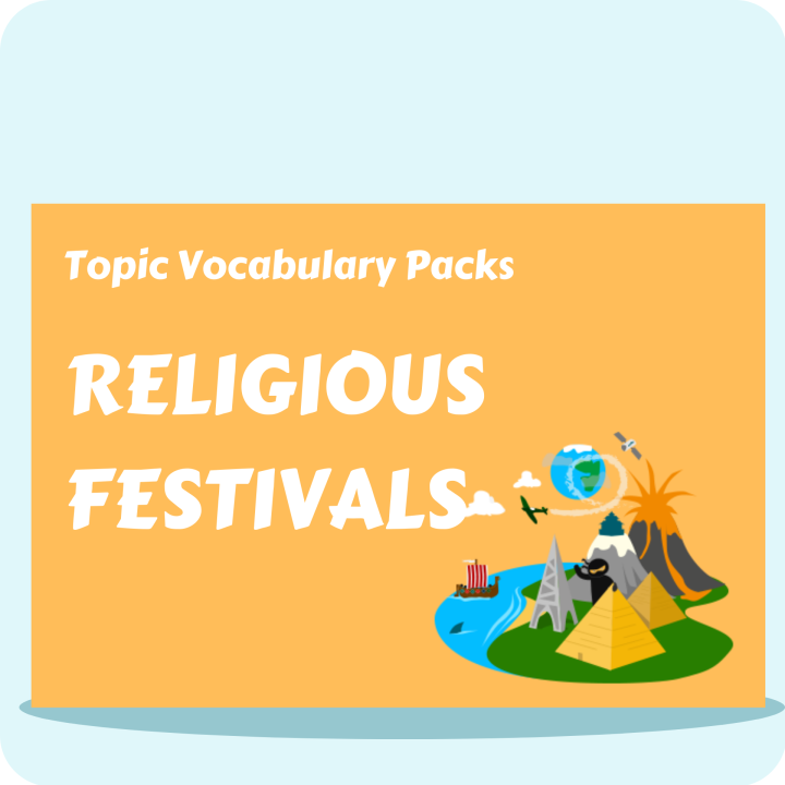 Religious Festivals Topic Vocabulary Packs – Vocabulary Ninja