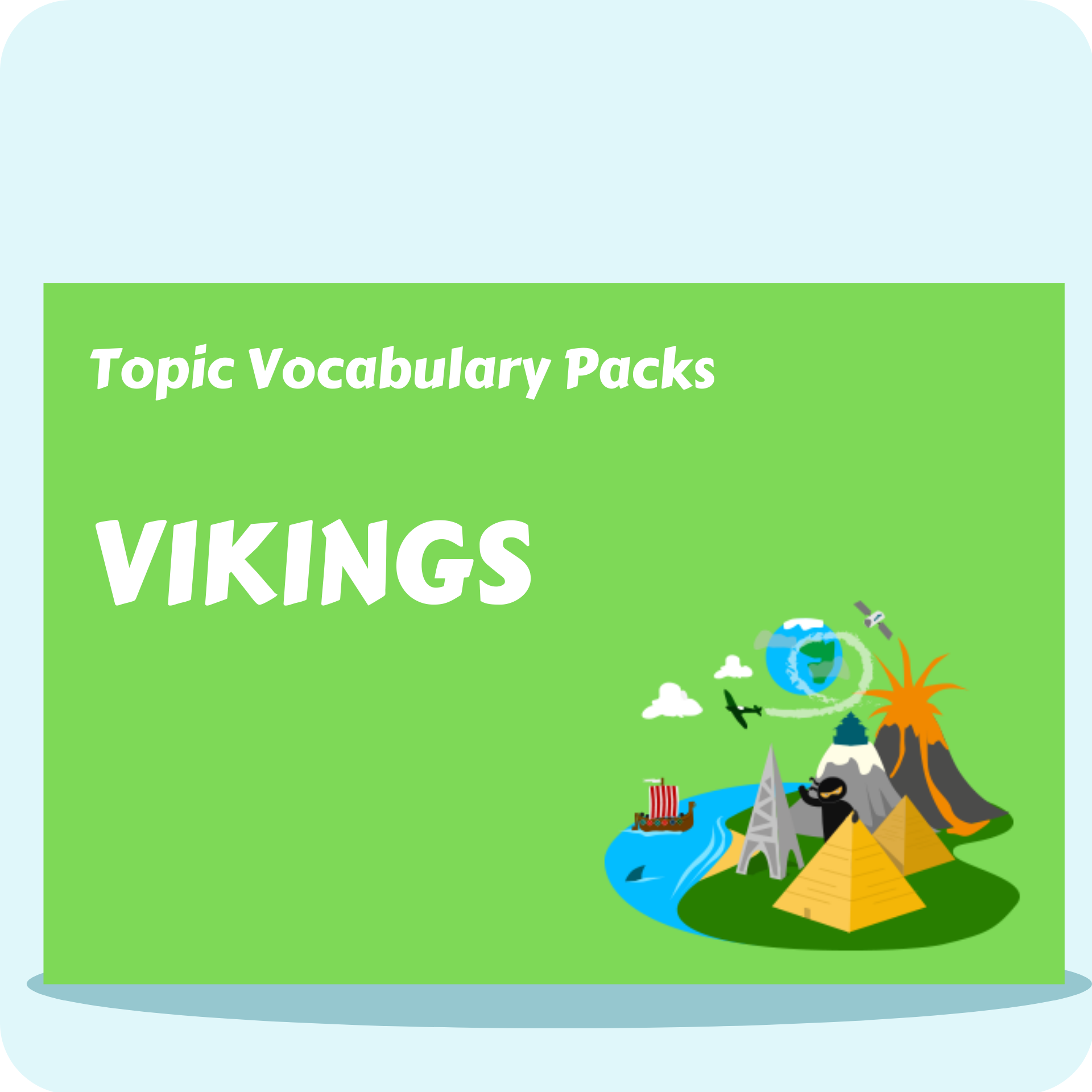 Vikings Topic Vocabulary Pack – Vocabulary Ninja