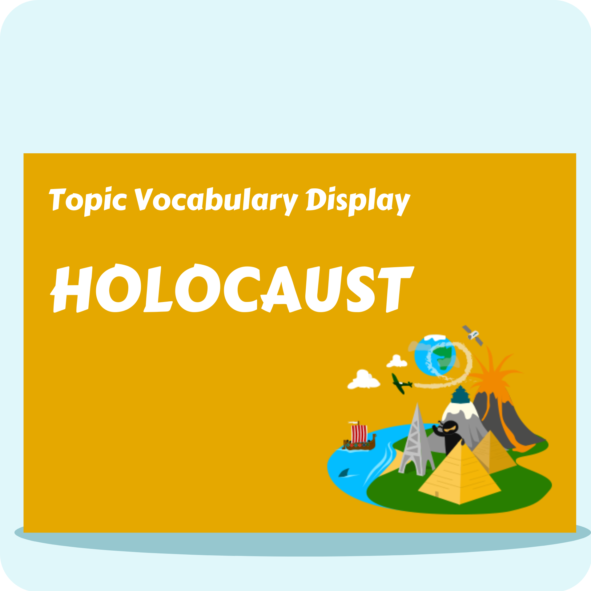 Holocaust Vocabulary Display Pack – Vocabulary Ninja