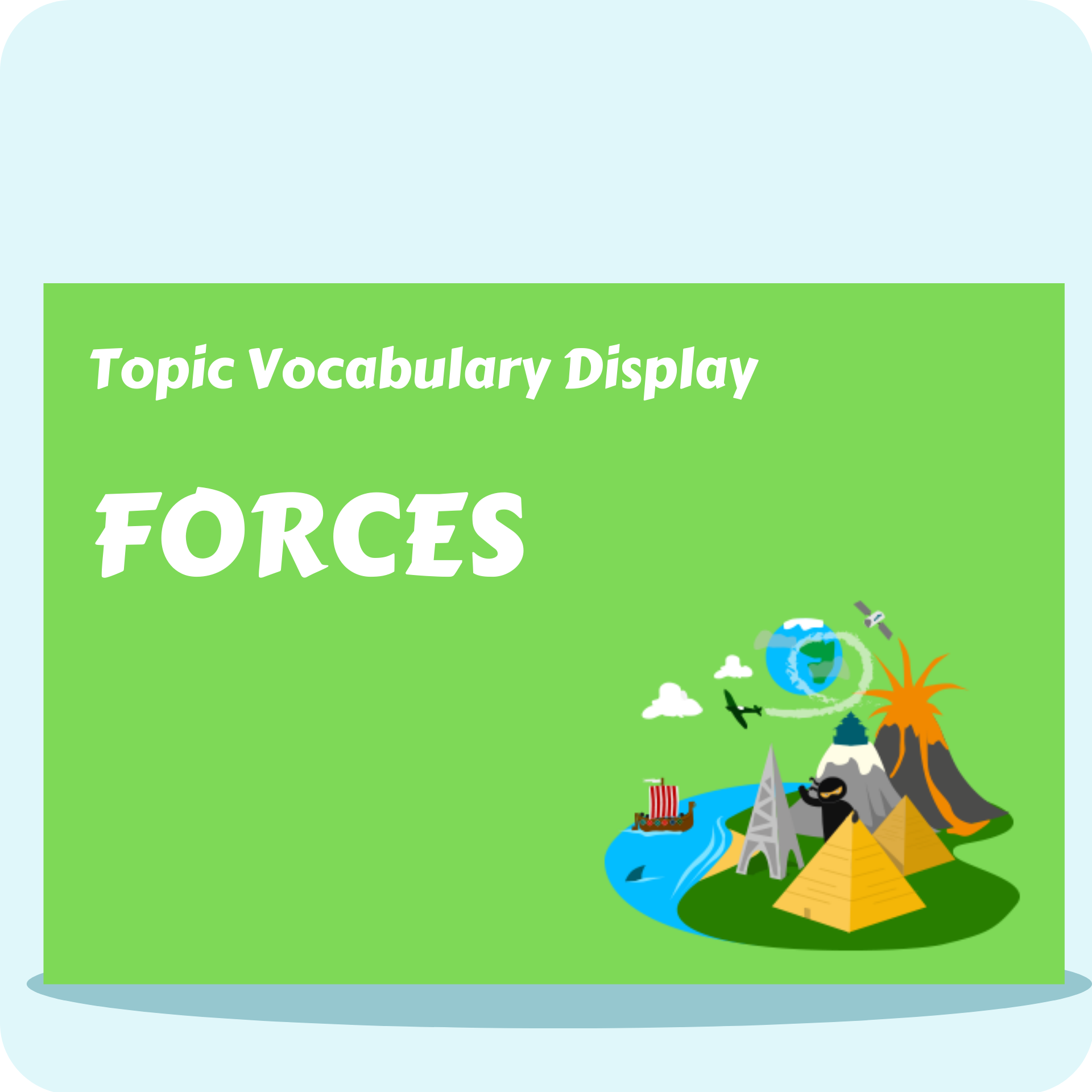 Forces – Vocabulary Ninja