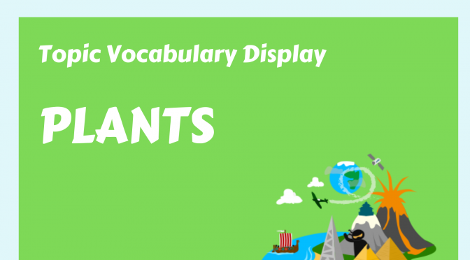 Plants Vocabulary Display Pack | Vocabulary Ninja