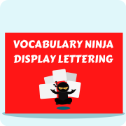 Free Display Resources – Vocabulary Ninja