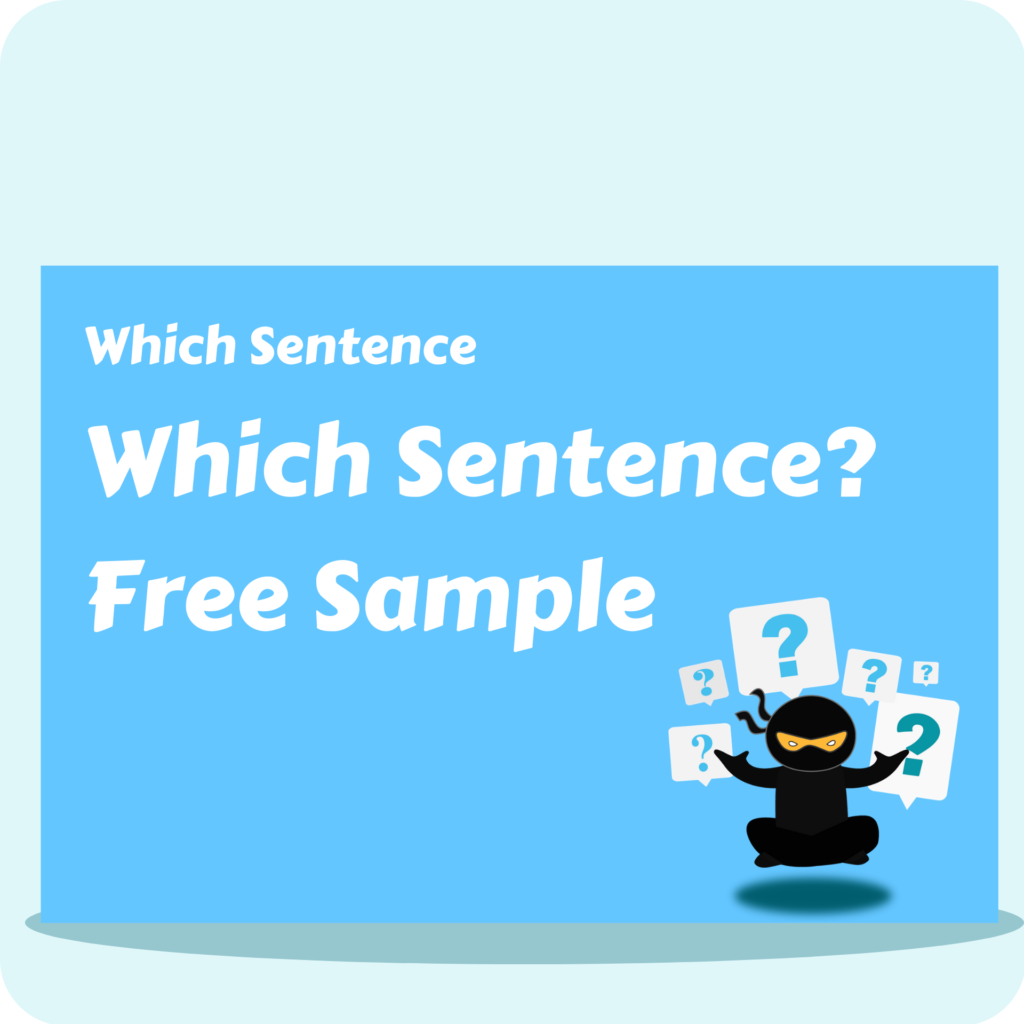 Which Sentence? – Vocabulary Ninja