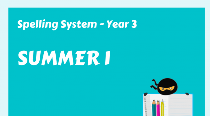 Spelling System Year 3 - Summer 1 | Vocabulary Ninja