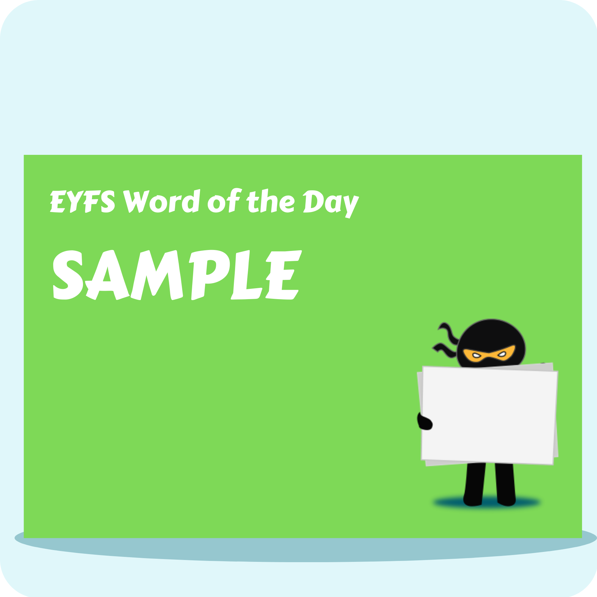 EYFS Word Of The Day – Vocabulary Ninja