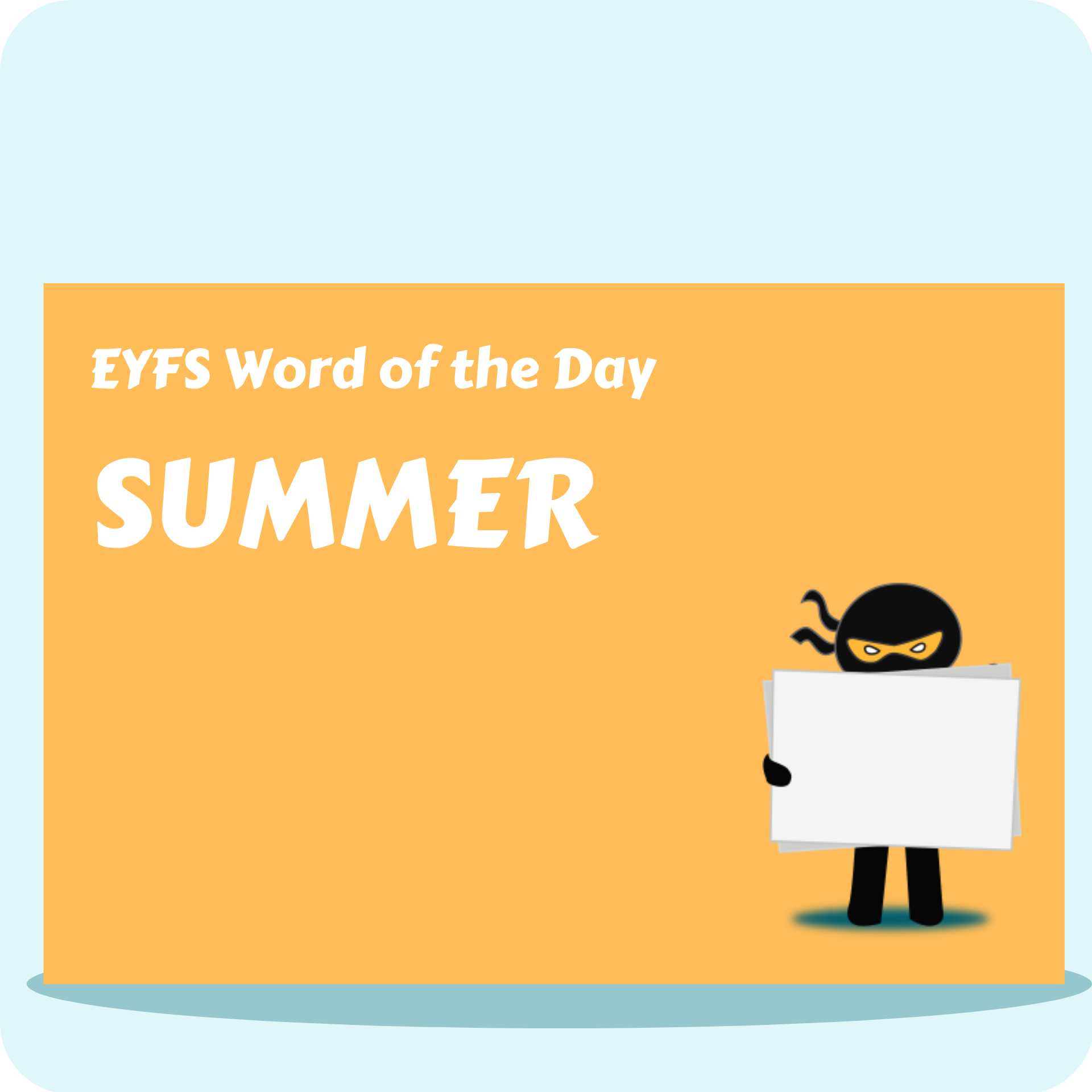 EYFS Word of the Day – Summer – Vocabulary Ninja