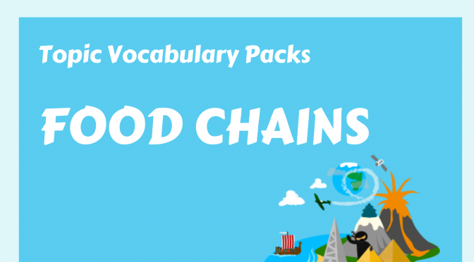 Food Chains Topic Vocabulary Pack | Vocabulary Ninja