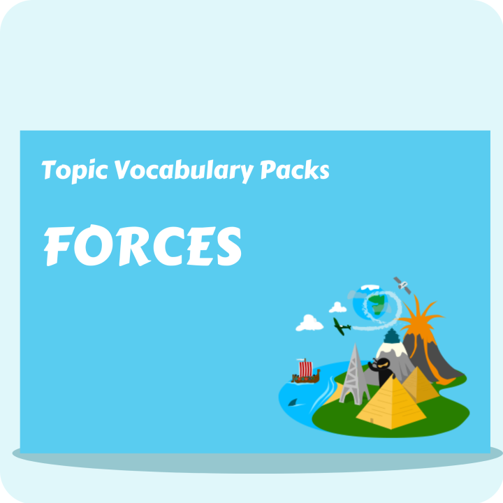 Forces Topic Vocabulary Pack – Vocabulary Ninja