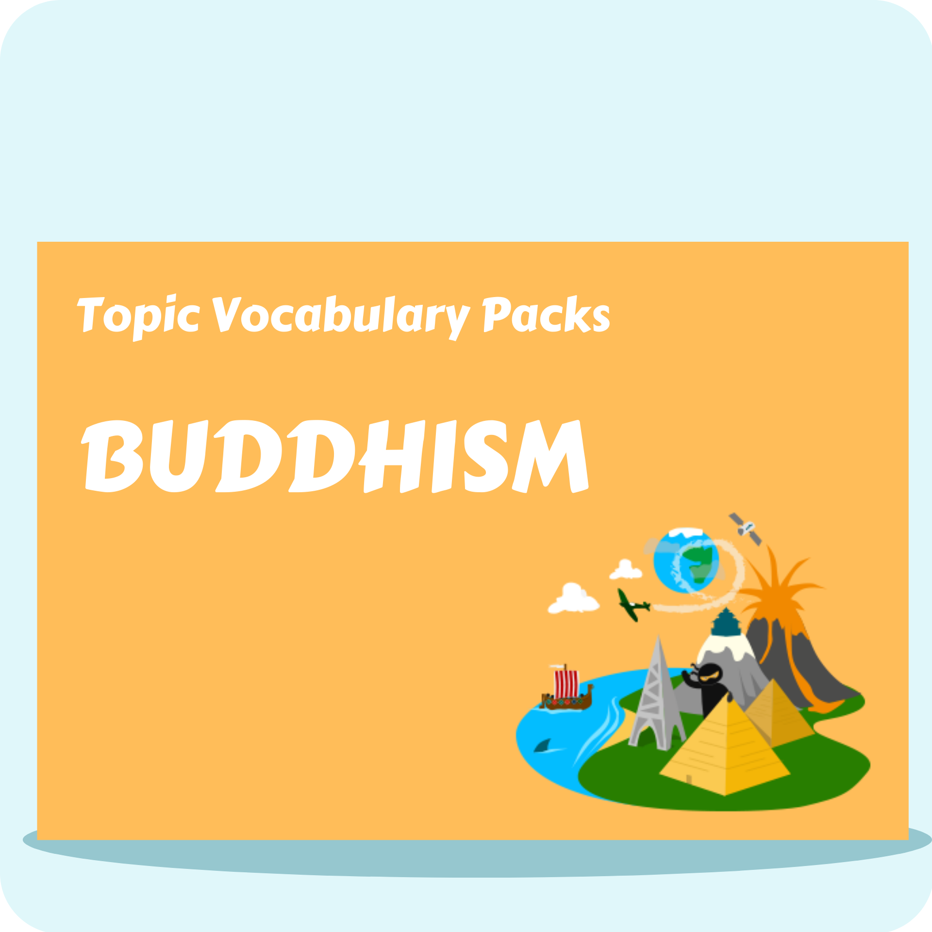 Buddhism Topic Vocabulary Pack – Vocabulary Ninja