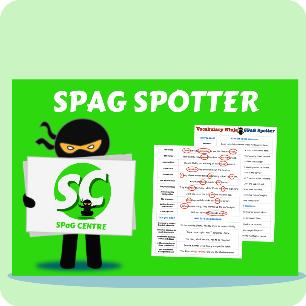 SPaG Centre – Vocabulary Ninja