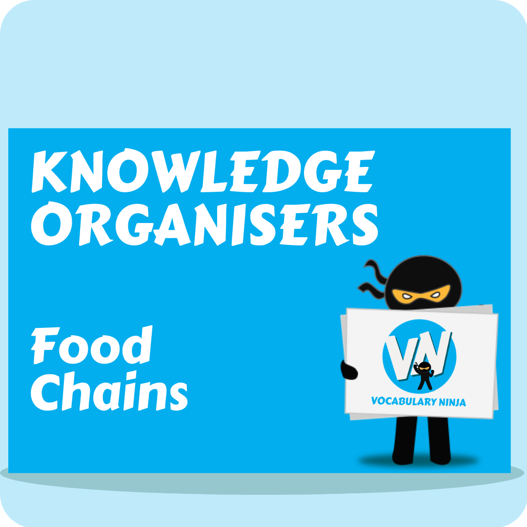 Food Chains Knowledge Organiser – Vocabulary Ninja