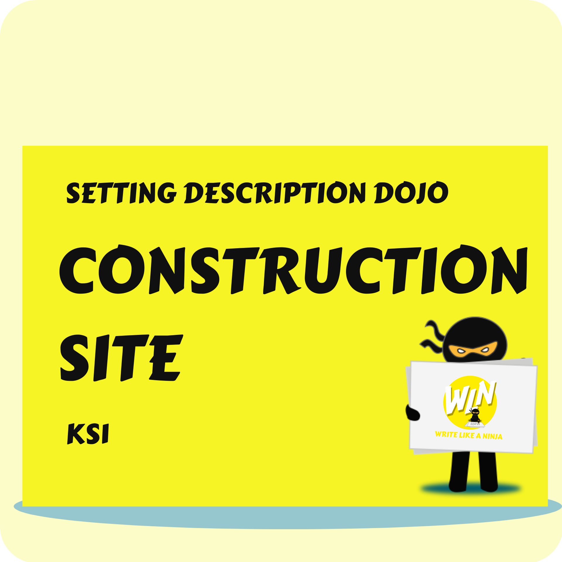 Construction – Setting Description Dojo KS1 – Vocabulary Ninja