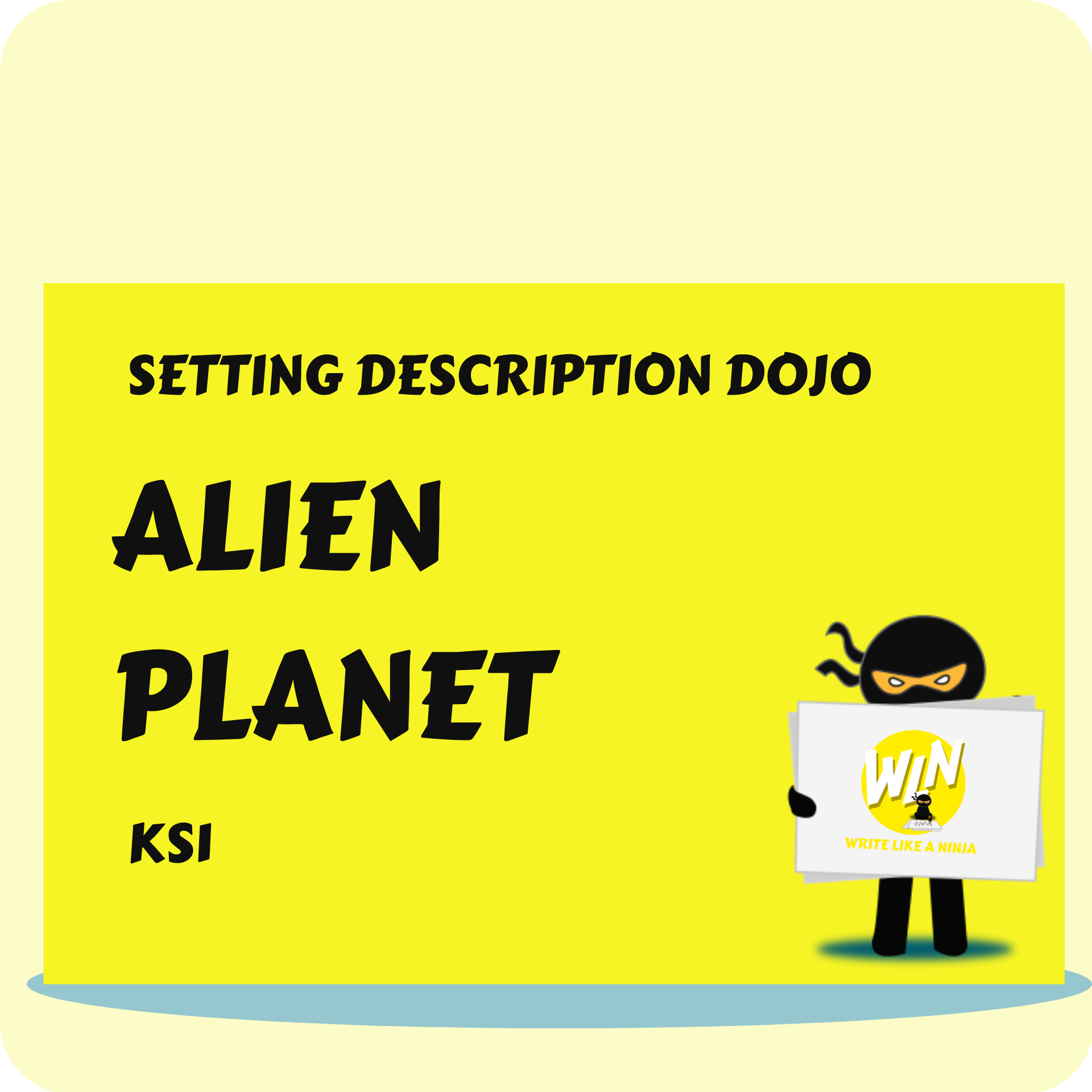 Alien Planet – Setting Description Dojo KS1 – Vocabulary Ninja