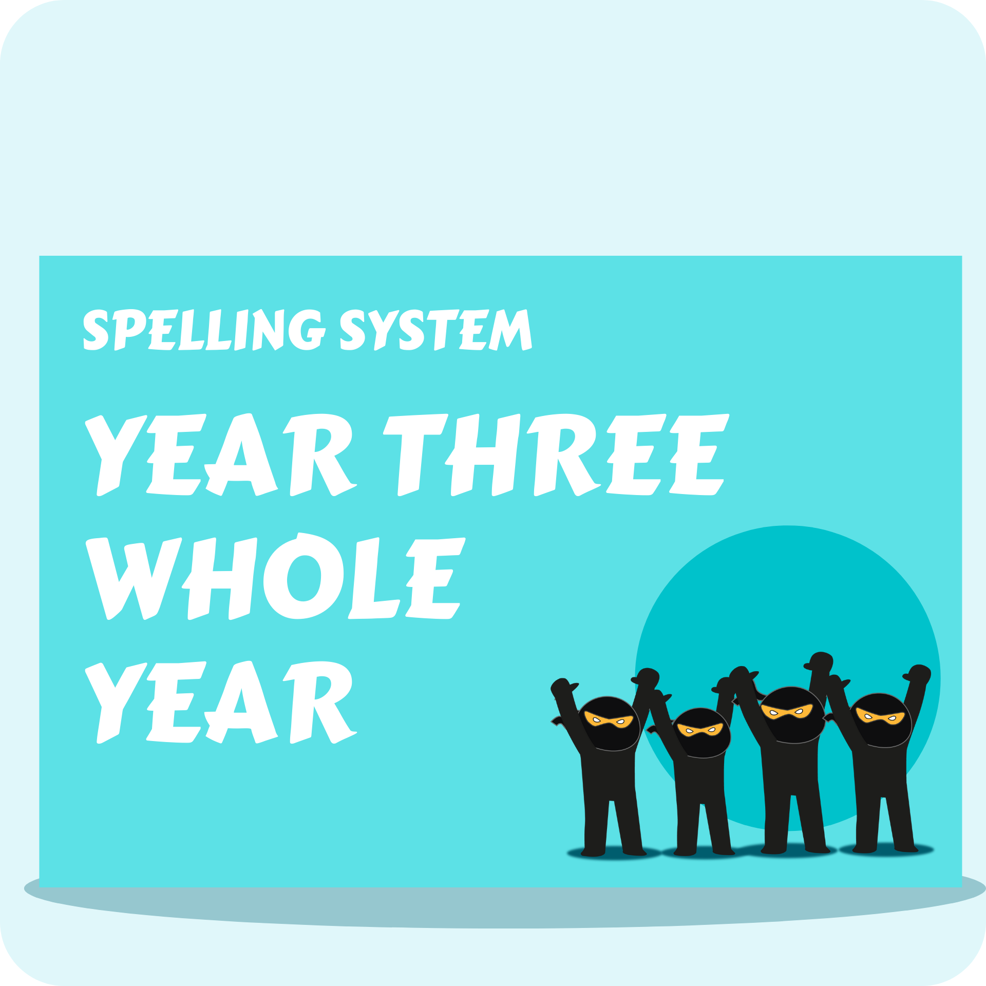 Spelling System Year 3 – Whole Year – Vocabulary Ninja