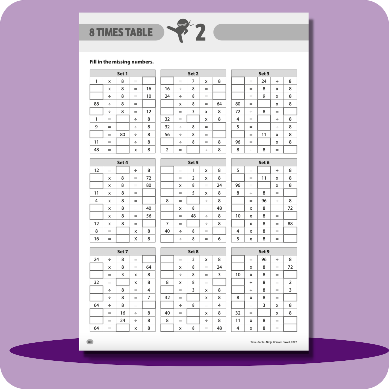 Times Tables Ninja – Vocabulary Ninja