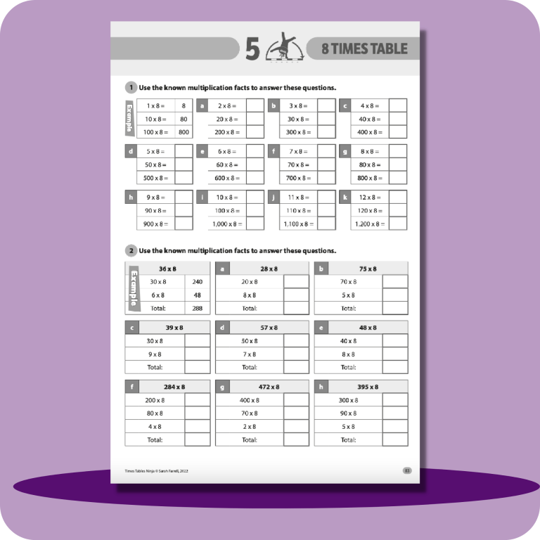 Times Tables Ninja – Vocabulary Ninja