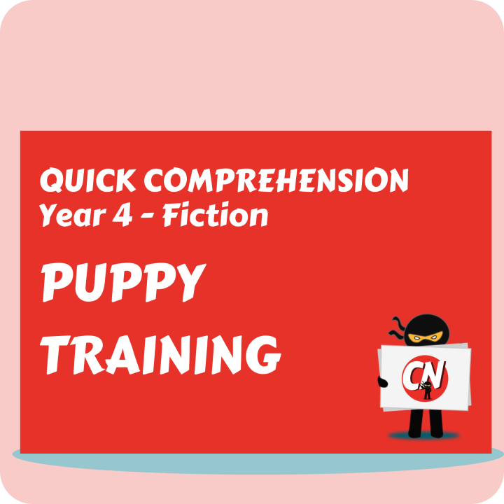 Quick Comprehension – Year 4 – Fiction – Puppy Training – Vocabulary Ninja