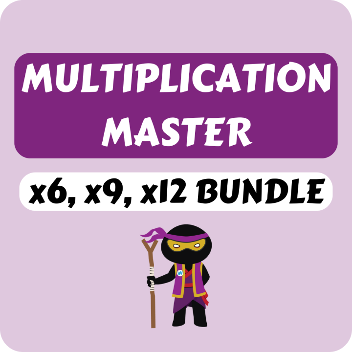 Multiplication Master – x6, x9 and x12 Bundle – Vocabulary Ninja