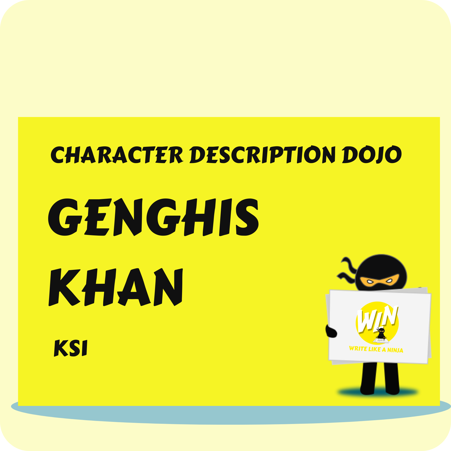 Genghis Khan – Character Description Dojo KS1 – Vocabulary Ninja