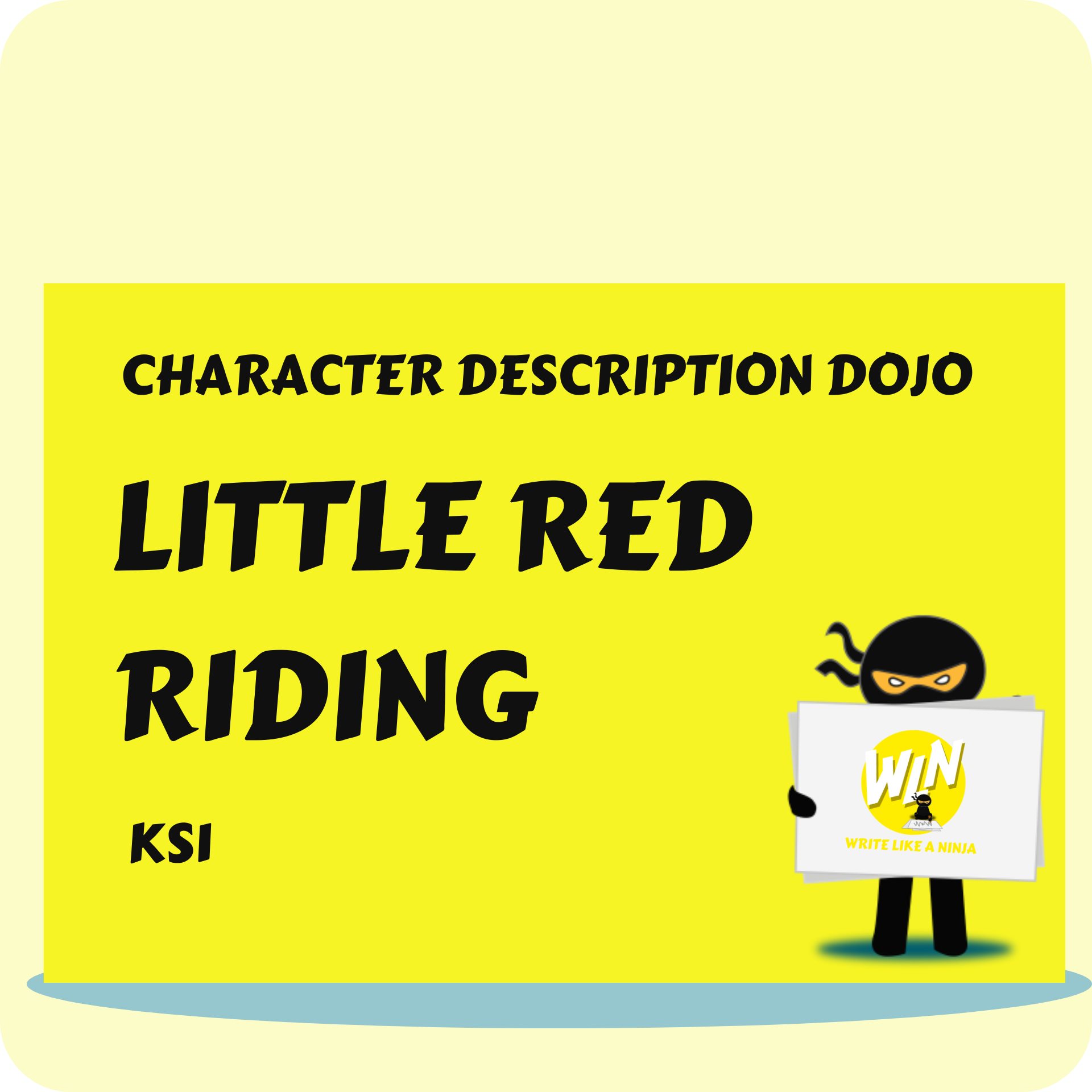 Little Red Riding Hood – Character Description Dojo KS1 – Vocabulary Ninja
