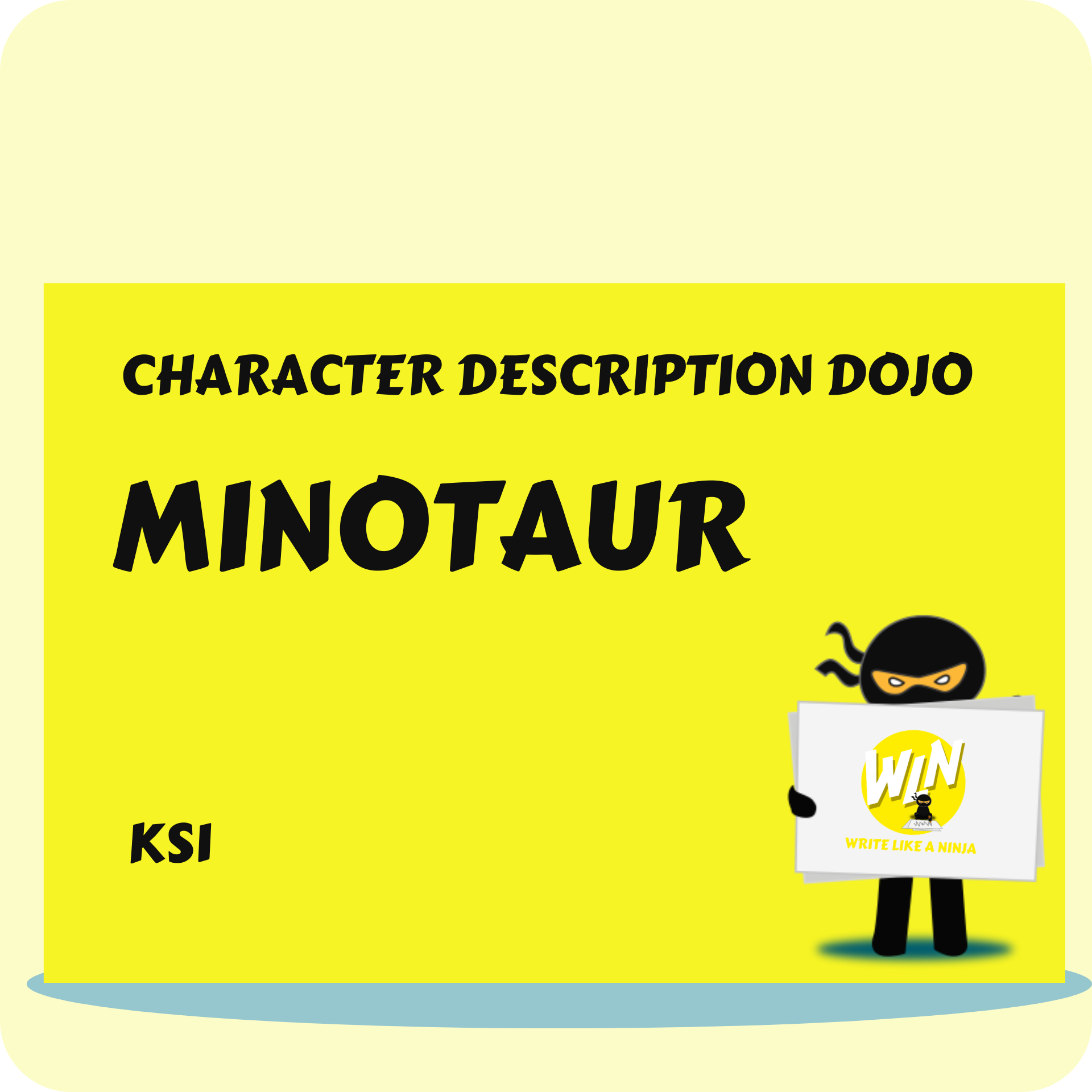 Minotaur – Character Description Dojo KS1 – Vocabulary Ninja