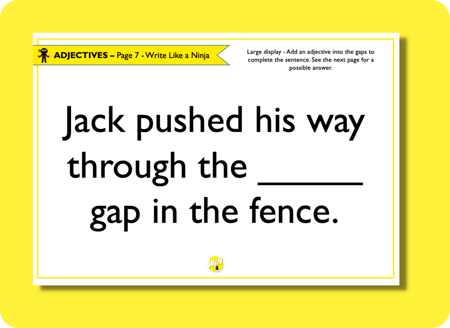 Write Like a Ninja – Teaching Super Bundle – Vocabulary Ninja