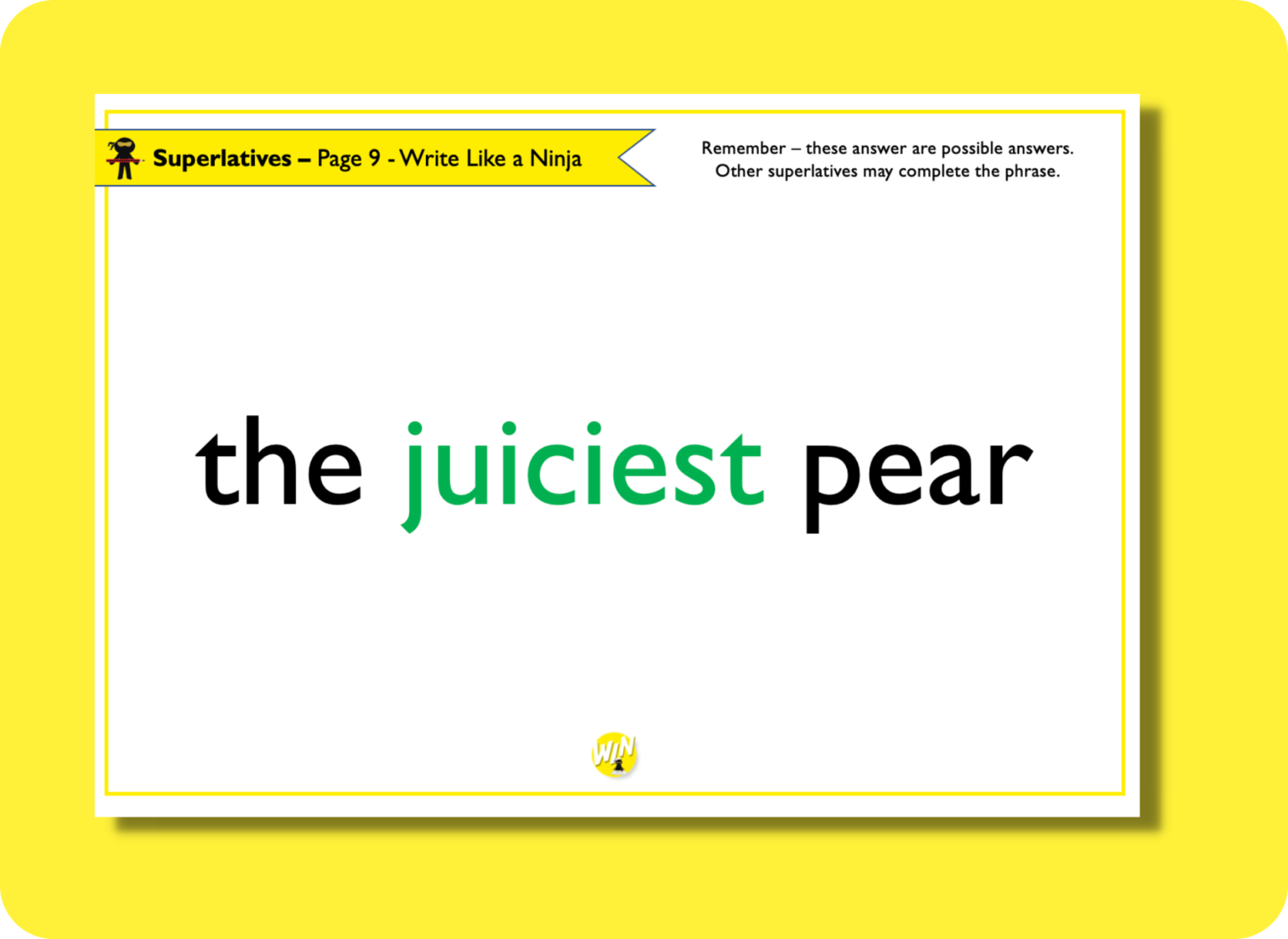 Write Like a Ninja – Teaching Super Bundle – Vocabulary Ninja