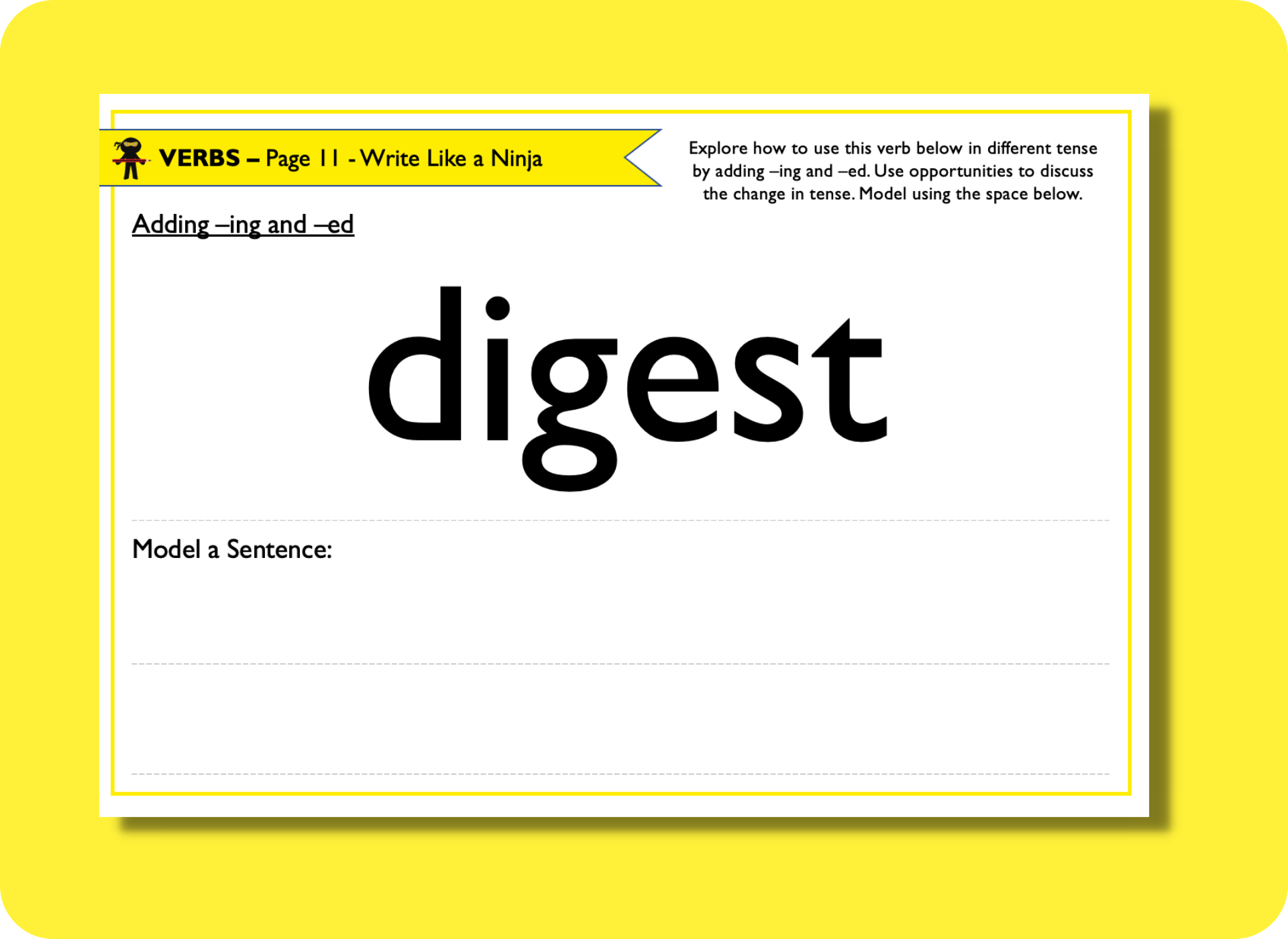 Write Like a Ninja – Teaching Super Bundle – Vocabulary Ninja