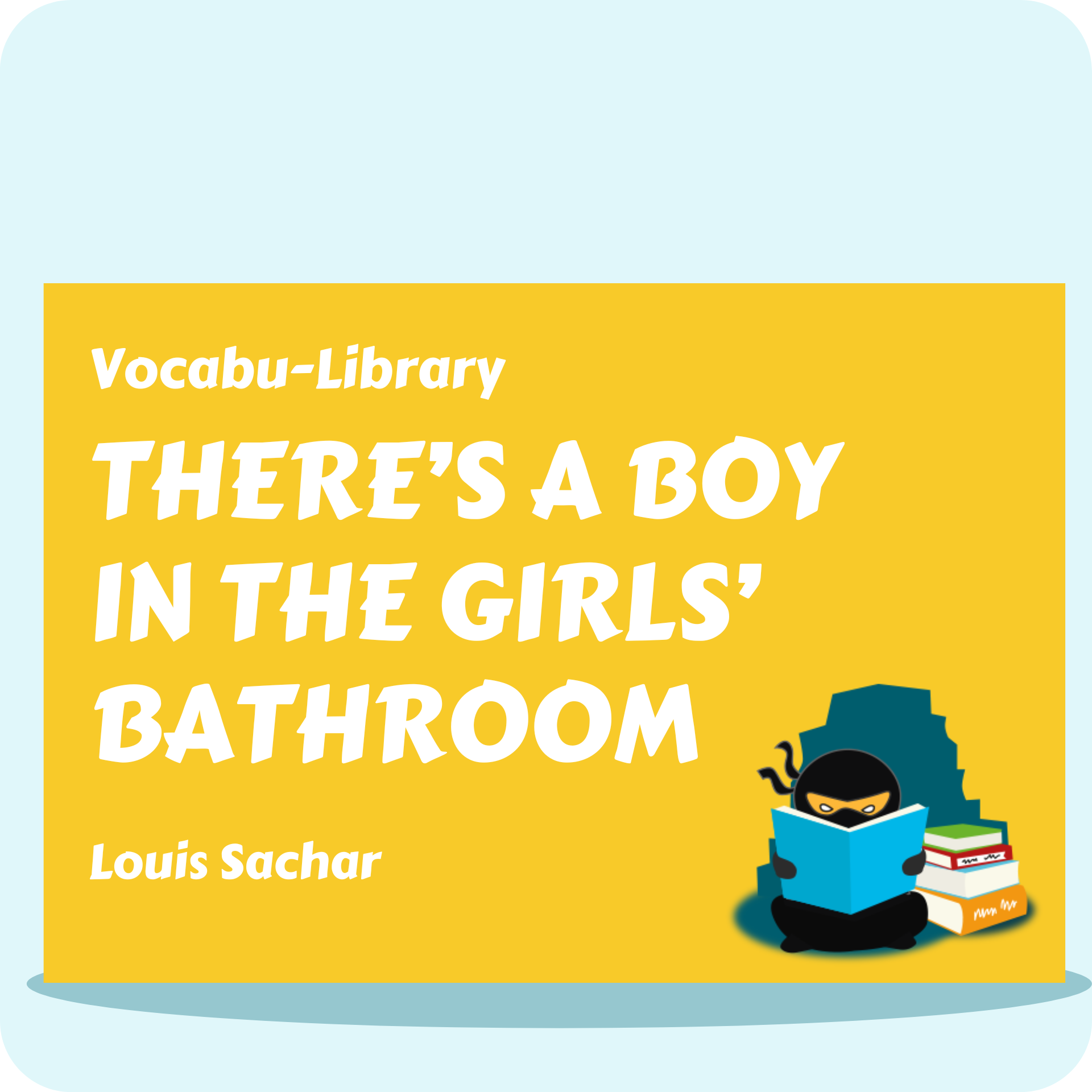 There’s a Boy in the Girls’ Bathroom – Vocabulary Ninja