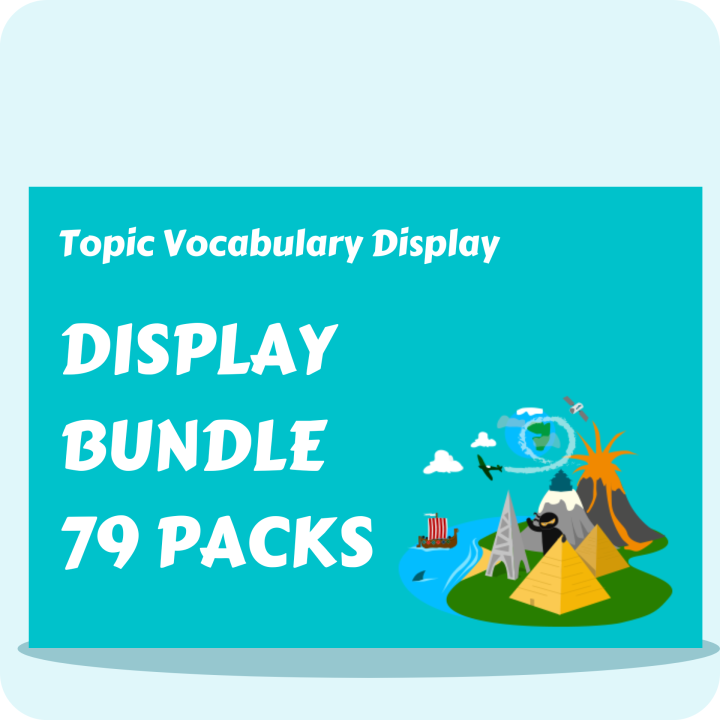 Vocabulary Display Pack Bundle (79 Packs) – Vocabulary Ninja