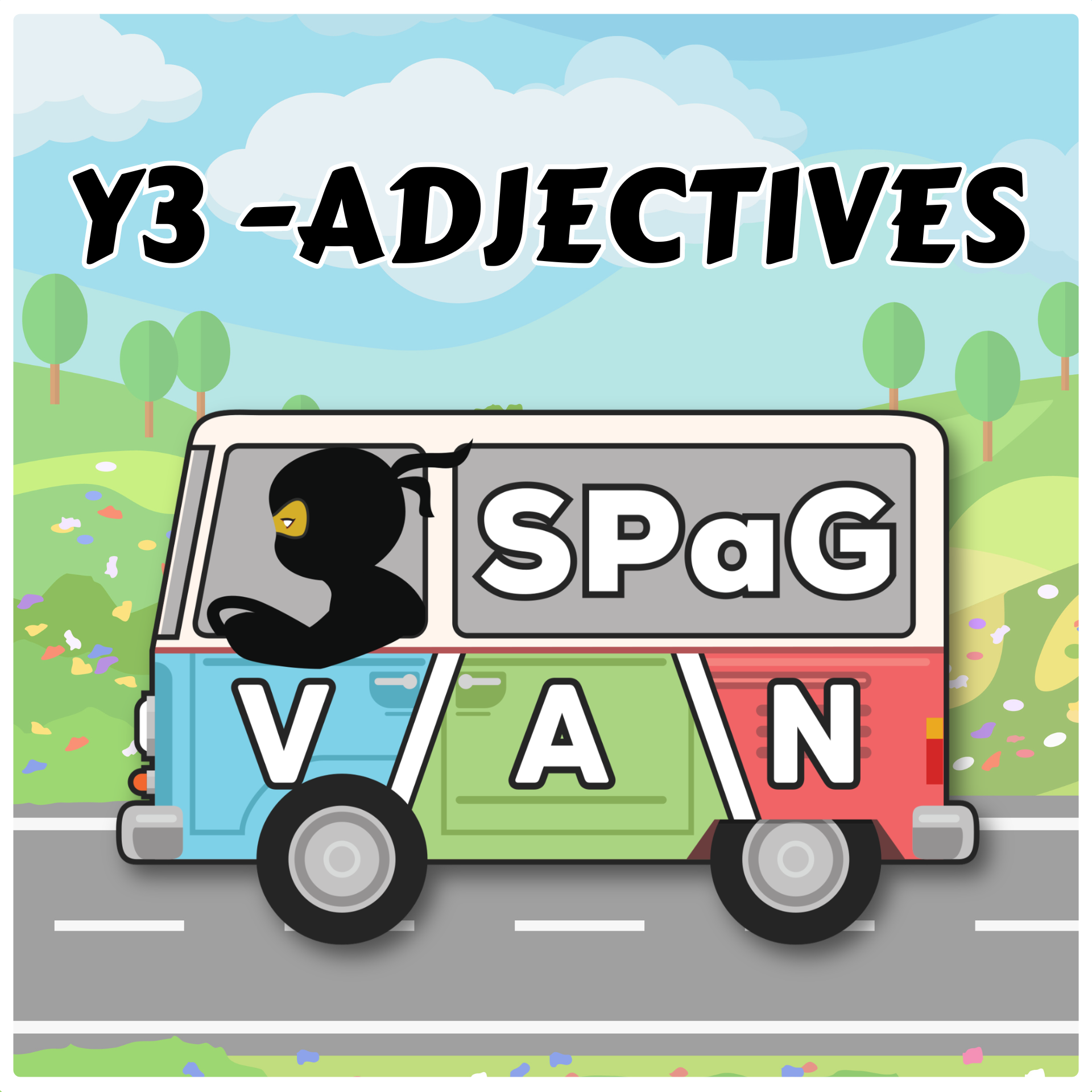 SPaG VAN – Year 3 – Adjectives – Vocabulary Ninja