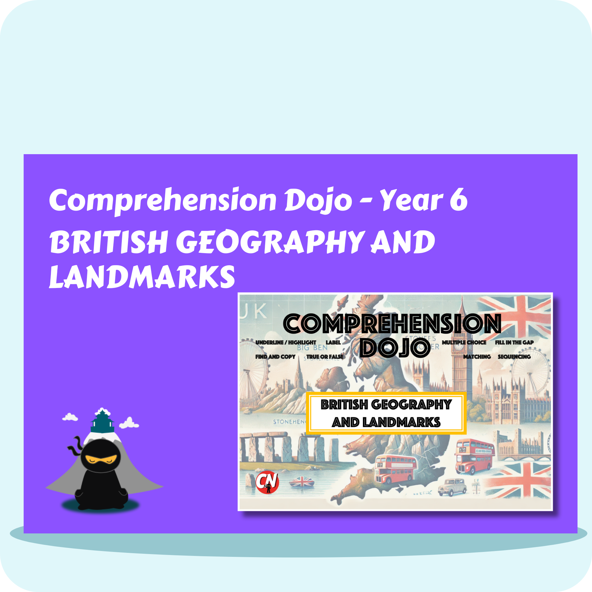 British Geography and Landmarks – Vocabulary Ninja
