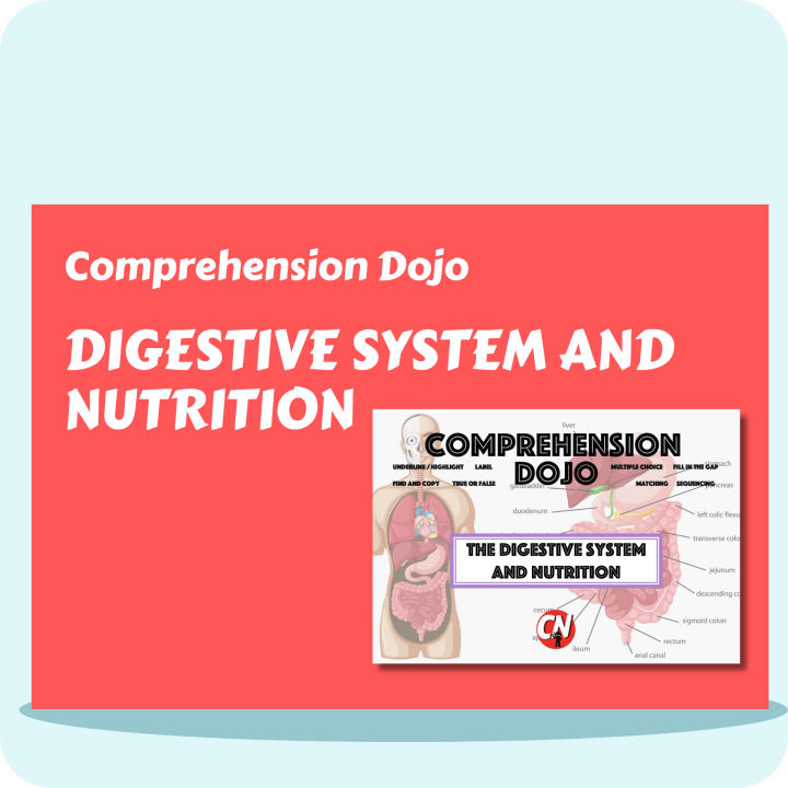 Digestive System and Nutrition – Vocabulary Ninja