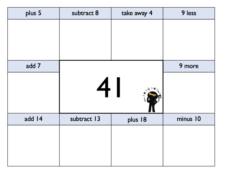 Fluency Grids – Vocabulary Ninja