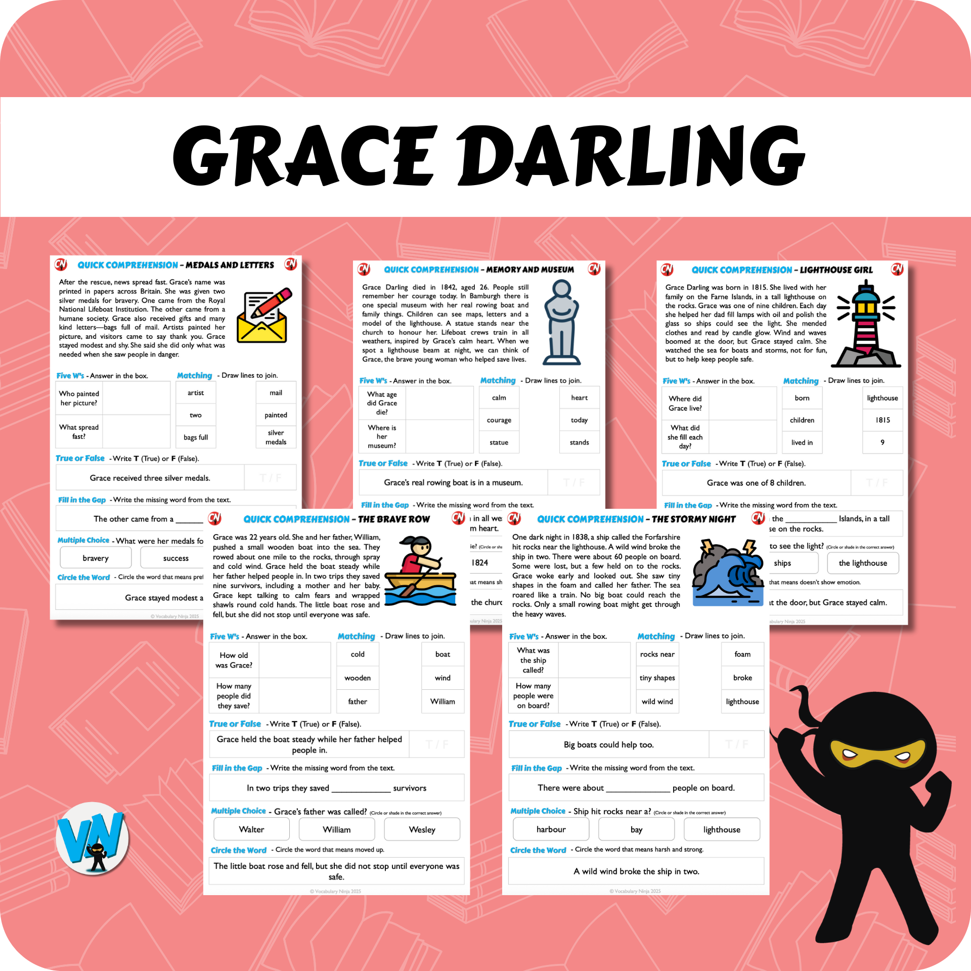 Quick Comprehension Topic Bundle – Y1 to Y6 Bundle (61 Topics ...