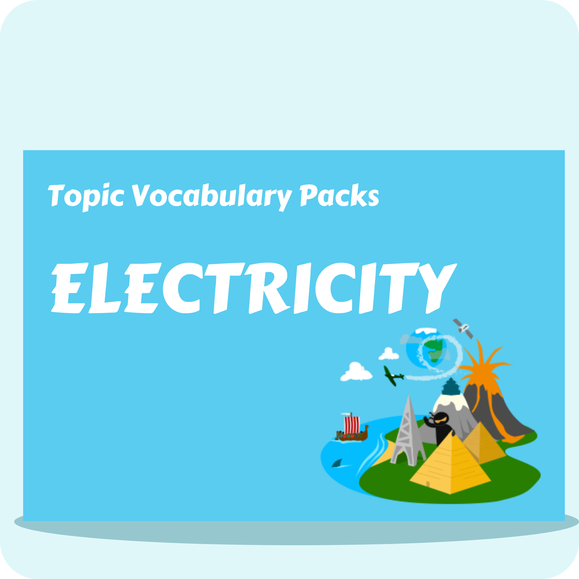 Electricity Vocabulary Display Pack – Vocabulary Ninja
