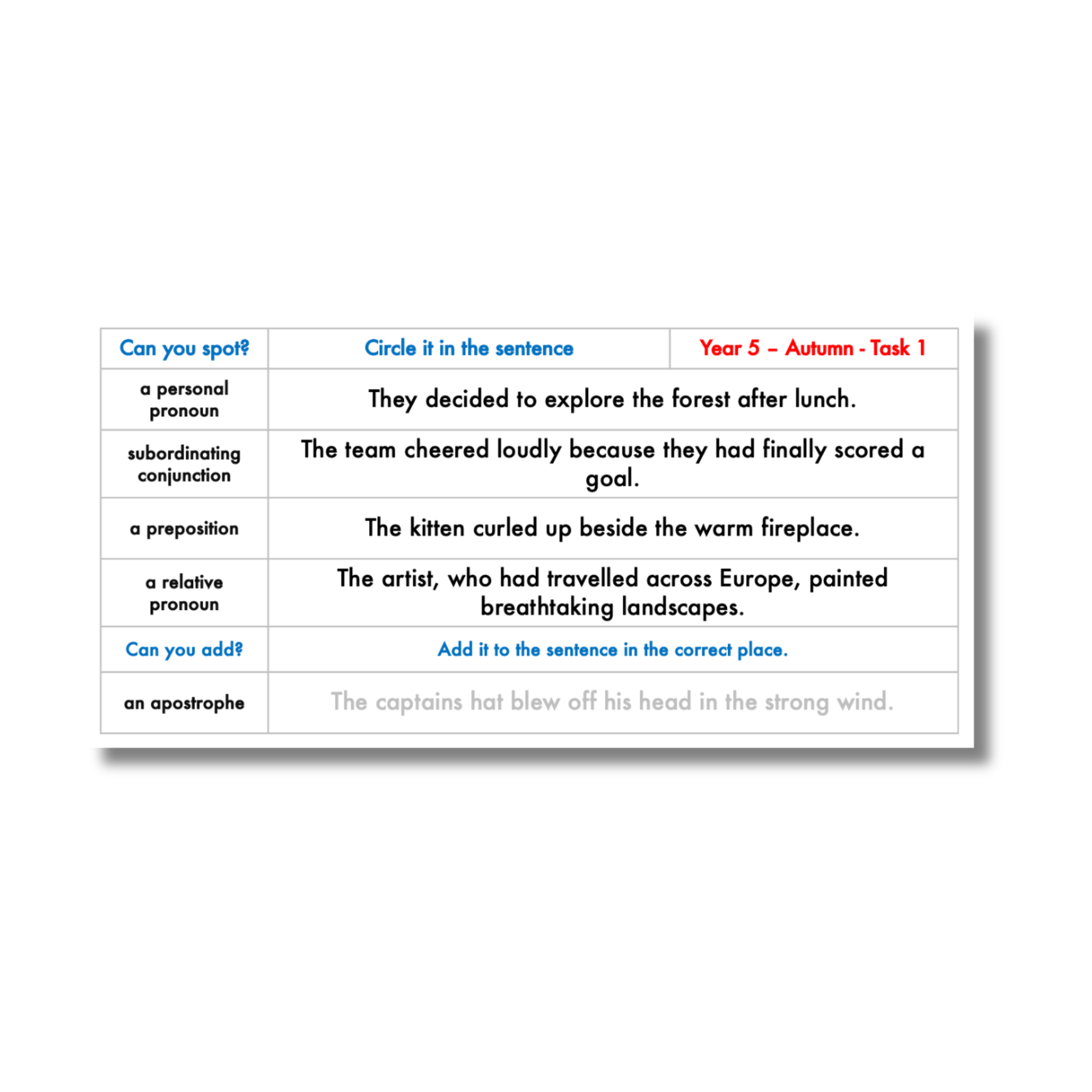 SPaG Spotter – Y5 Bundle – Vocabulary Ninja
